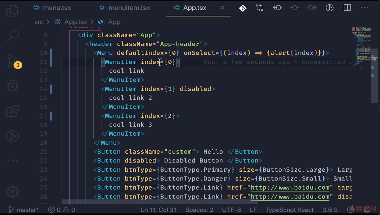 【九月打卡】第11天 2022升级 React18+TS高仿AntD从零到一打造组件库_慕课手记