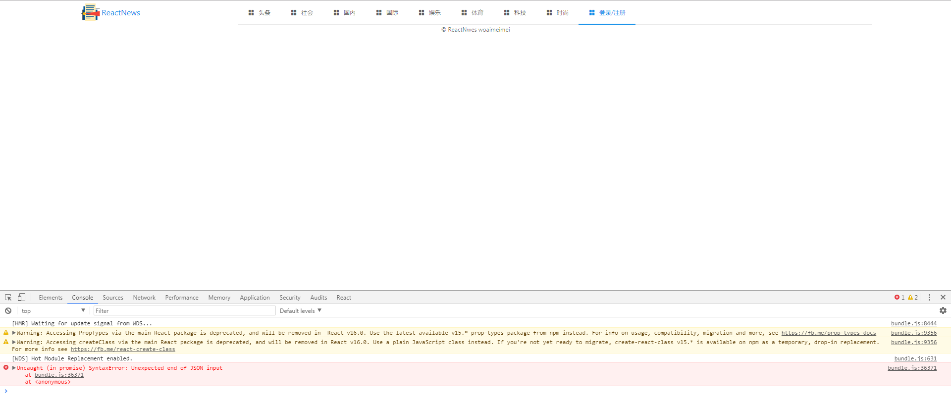 Uncaught In Promise Syntaxerror Unexpected End Of Json Input 慕课网