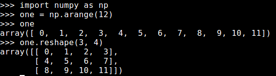 报错啦 cannot reshape array of size 1 into shape (3,4)-慕课网